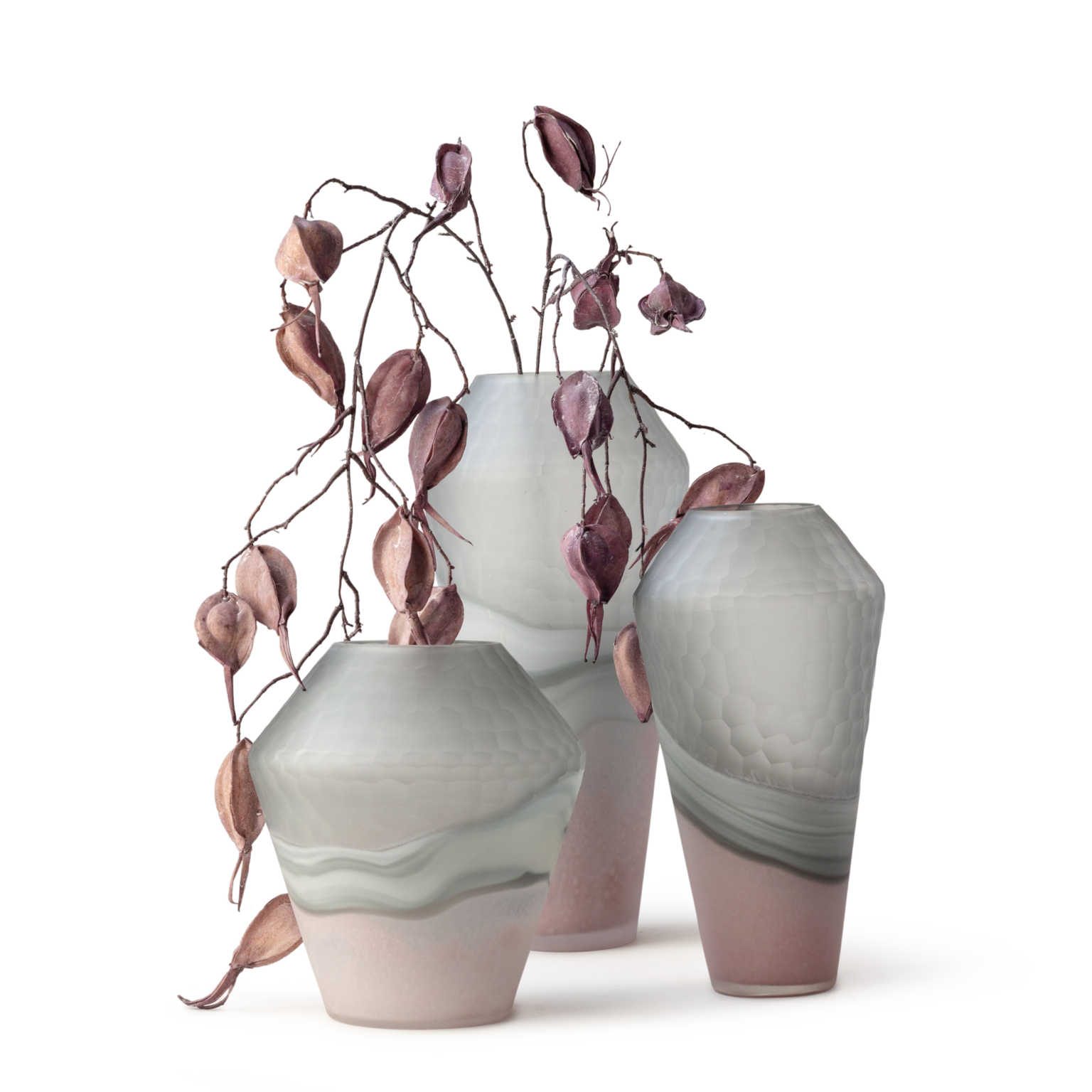 » VASE CENIZA ROSA