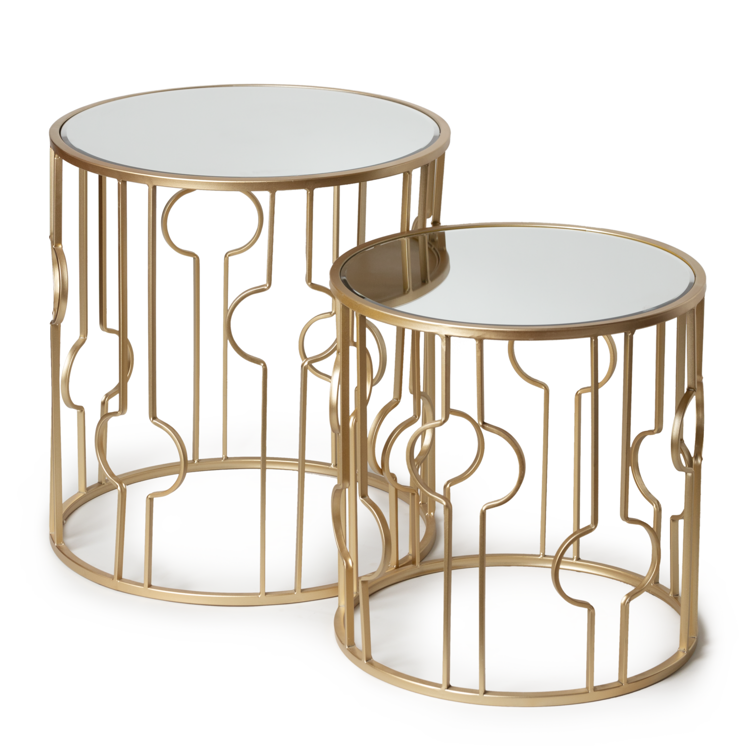 » TABLES HALCYON GOLD (SET OF 2)