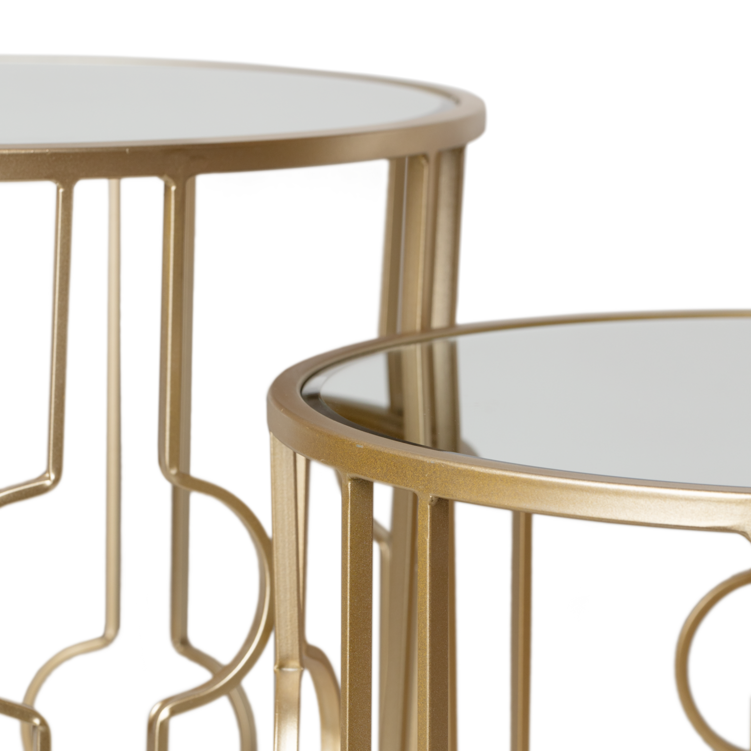 » TABLES HALCYON GOLD (SET OF 2)