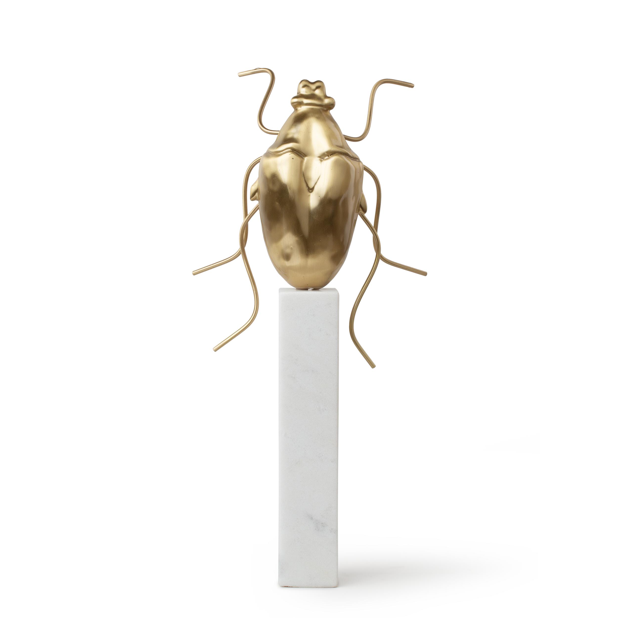 » SCULTURE INSECTO ESCARABAJO DORADO