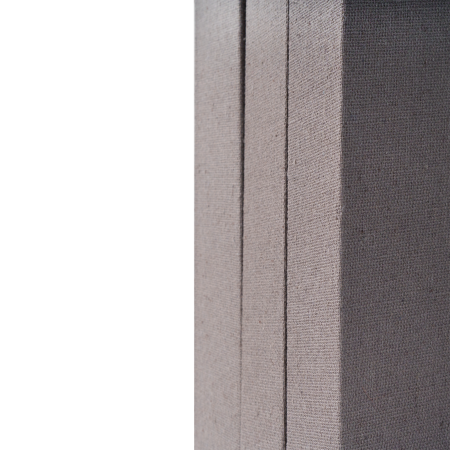 » Hemp book large (dark gray)